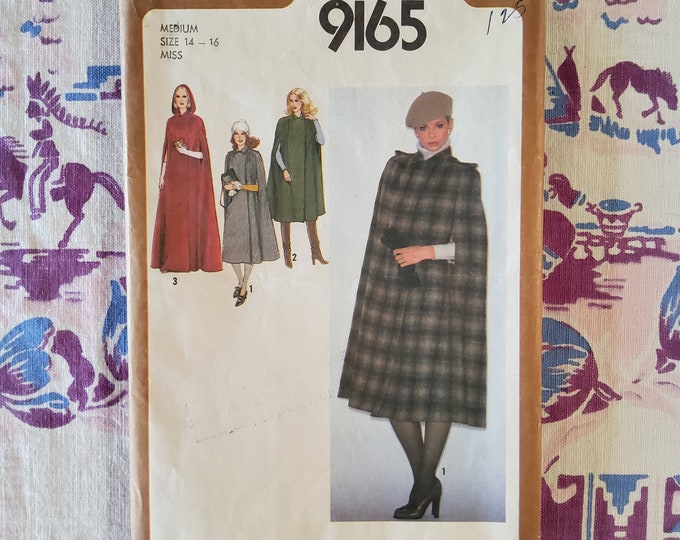 Simplicity 9165 Complete Uncut Factory Folds Vintage 70s Sewing Pattern ...
