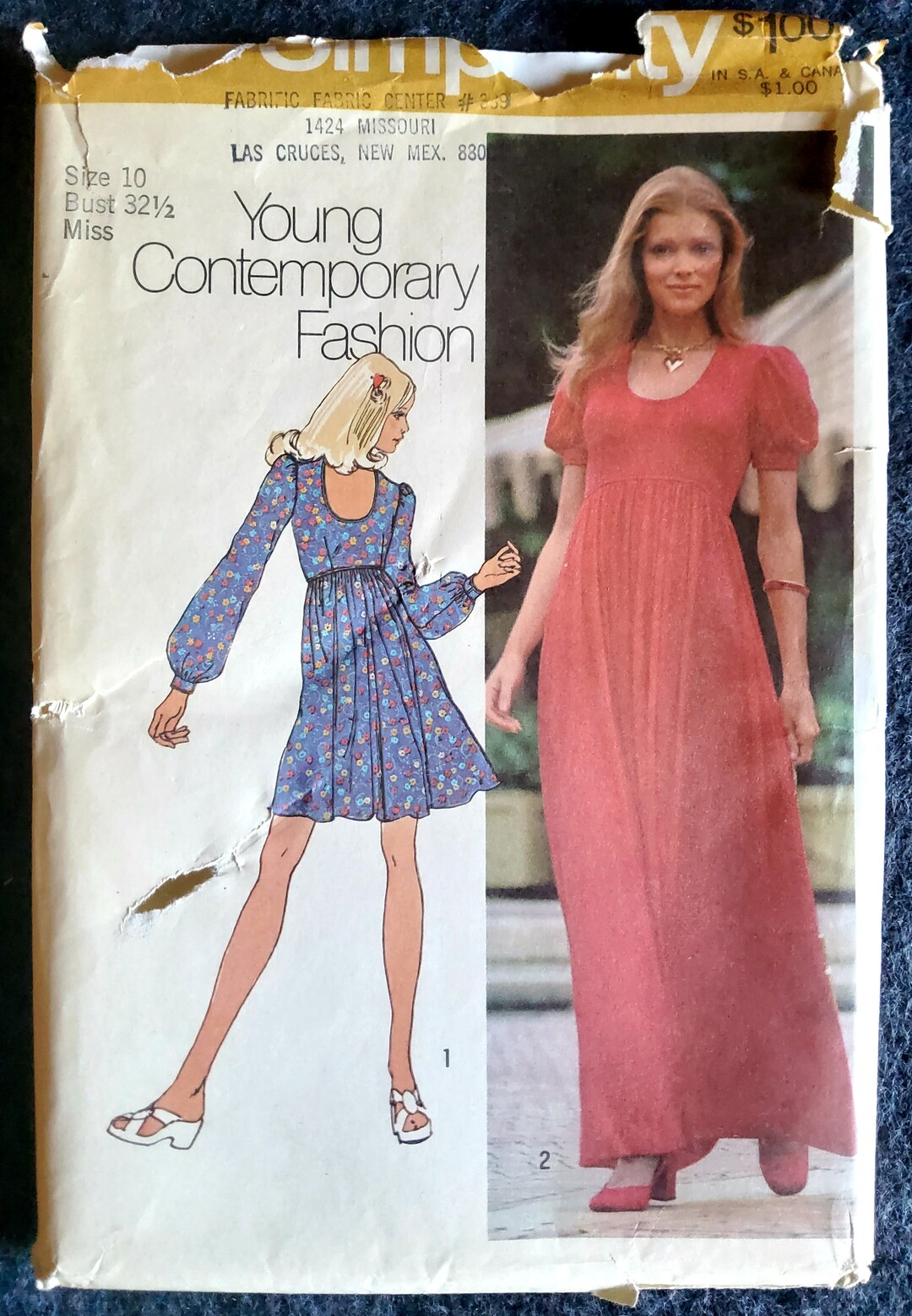 Simplicity 9764 Complete Uncut FF or Cut Complete Vintage 70s Young ...