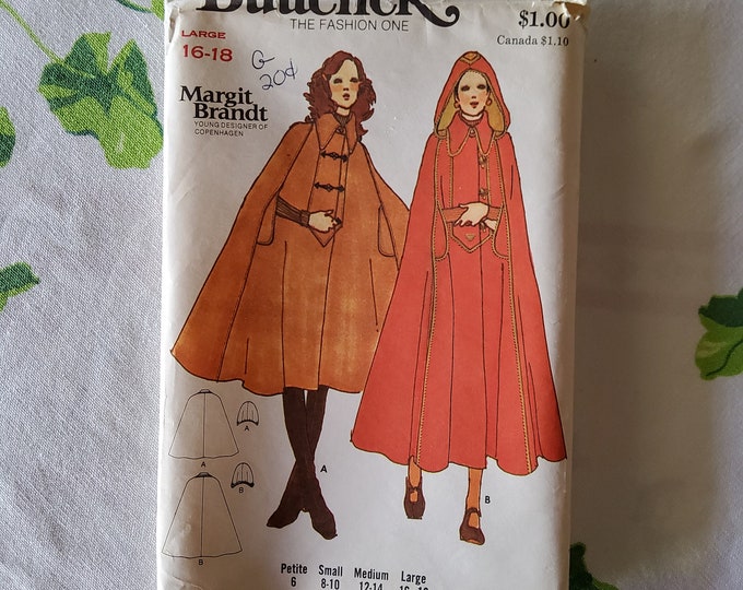 Butterick 6465 Complete Uncut FF VNTG Late 60s Early 70s Sewing Pattern ...
