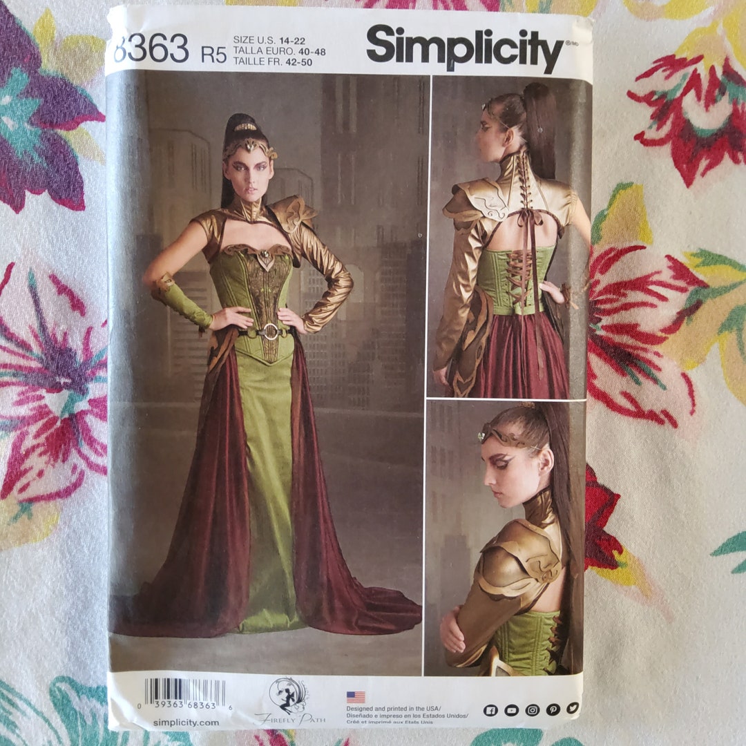 Simplicity 8363 Complete Uncut Factory Folds Sewing Pattern Steampunk ...