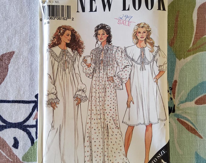 New Look 6163 Complete Uncut Factory Folds Vintage 90s Sewing Pattern ...