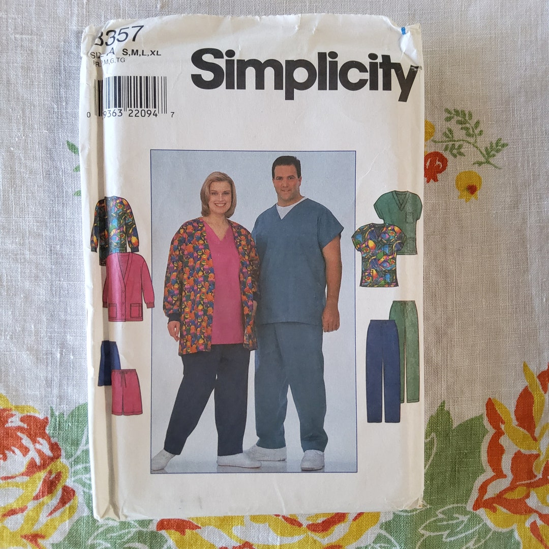 Simplicity 8357 Complete Uncut Factory Folds Vintage 90s Sewing Pattern ...