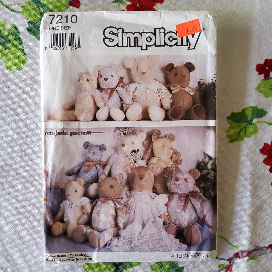 Simplicity 7210 Complete Uncut Factory Folds Vintage 90s Sewing Pattern ...