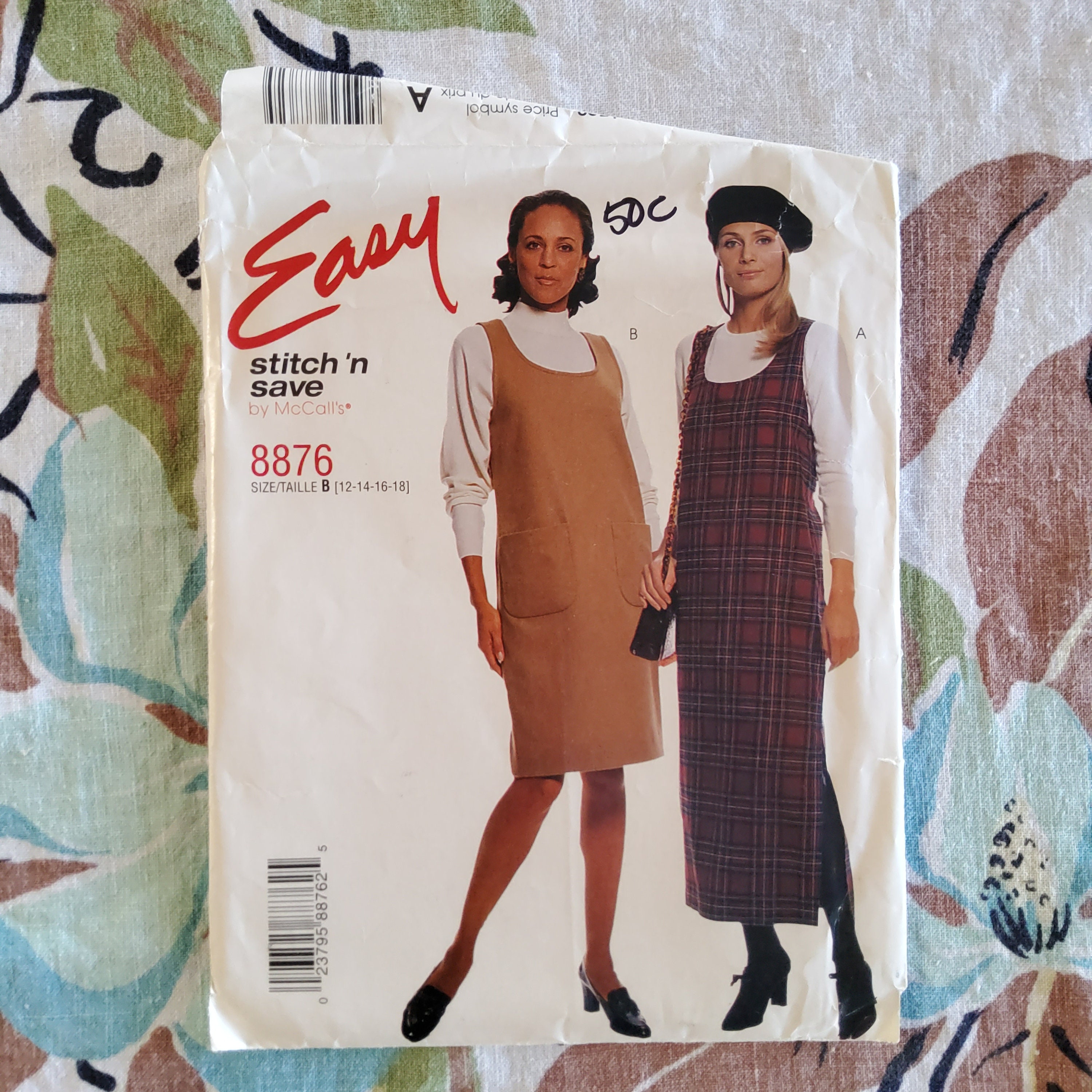 Mccalls 8876 Complete Uncut Factory Folds Vintage 90s Sewing - Etsy