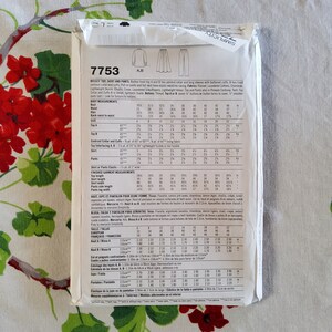 Simplicity 7753 Complete Uncut Factory Folds Vintage 90s Sewing Pattern ...