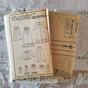 Simplicity 8310 Complete Uncut Factory Folds Vintage 90s | Etsy
