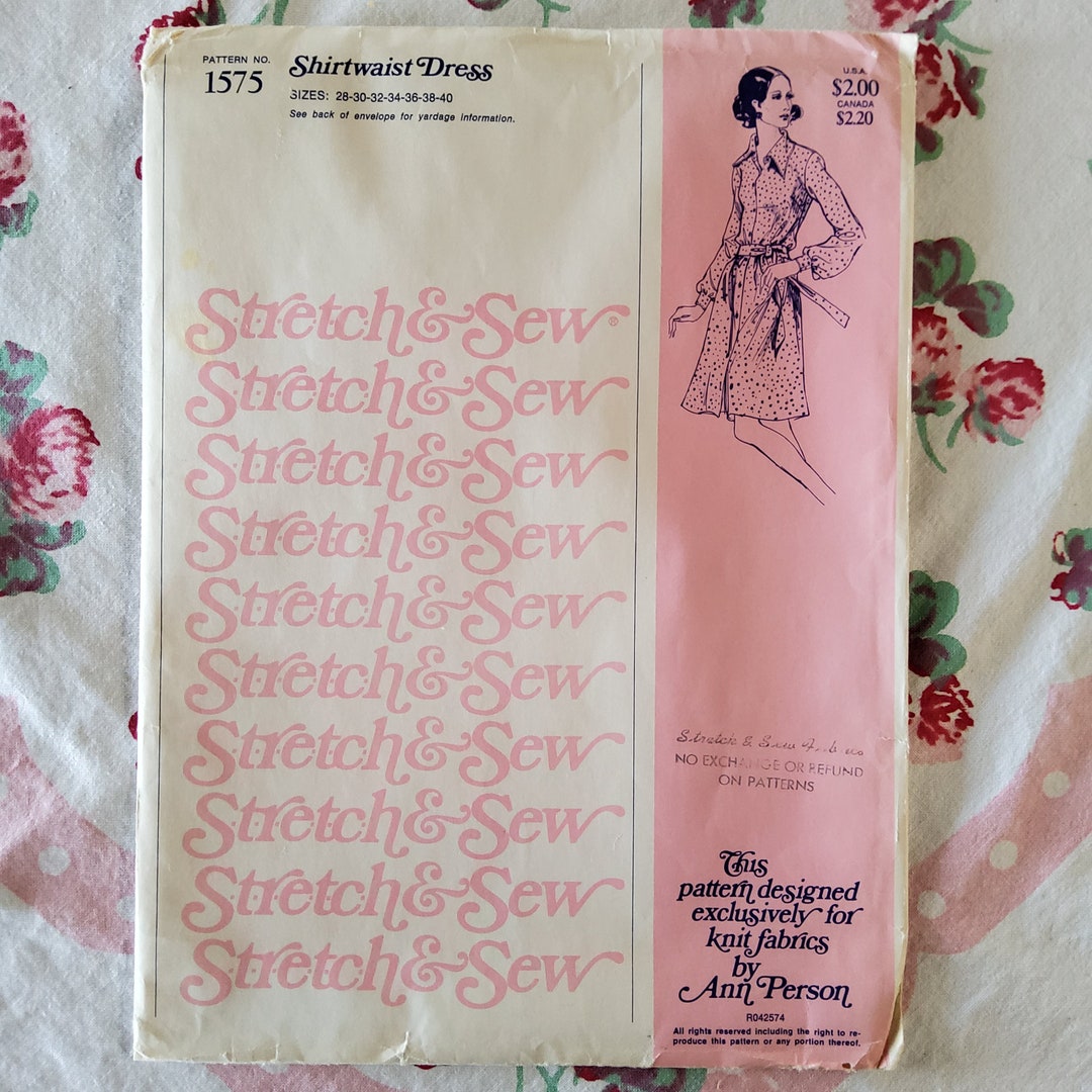 Stretch & Sew 1575 Complete Uncut Factory Folds Vintage 70s Sewing ...