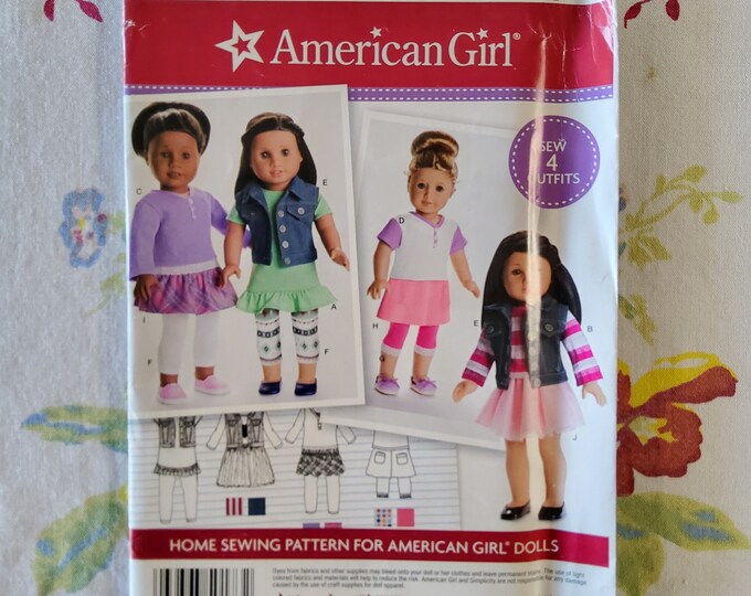 Simplicity 0173 / 8041 Complete Uncut Factory Folds Sewing Pattern Doll ...