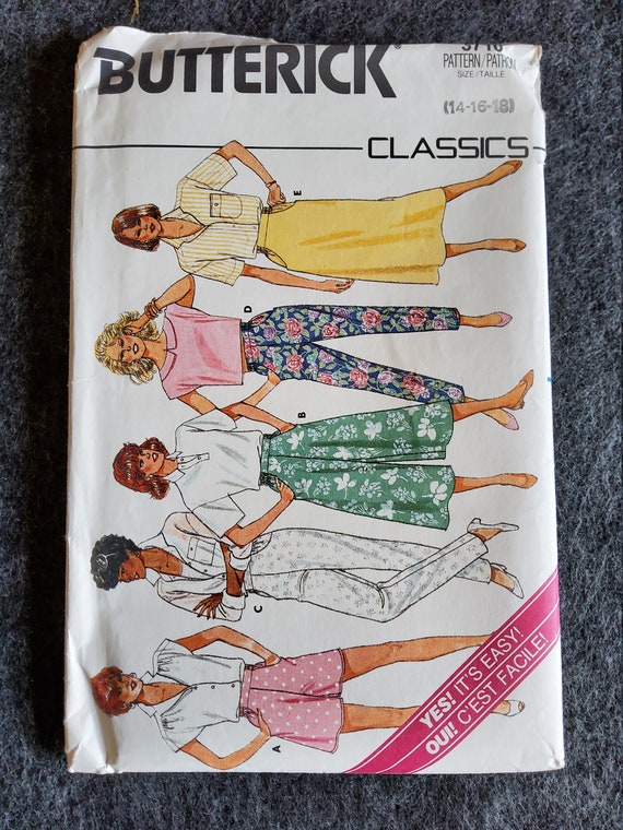 Butterick 3710 Complete Uncut Factory Folds Vintage 80s | Etsy
