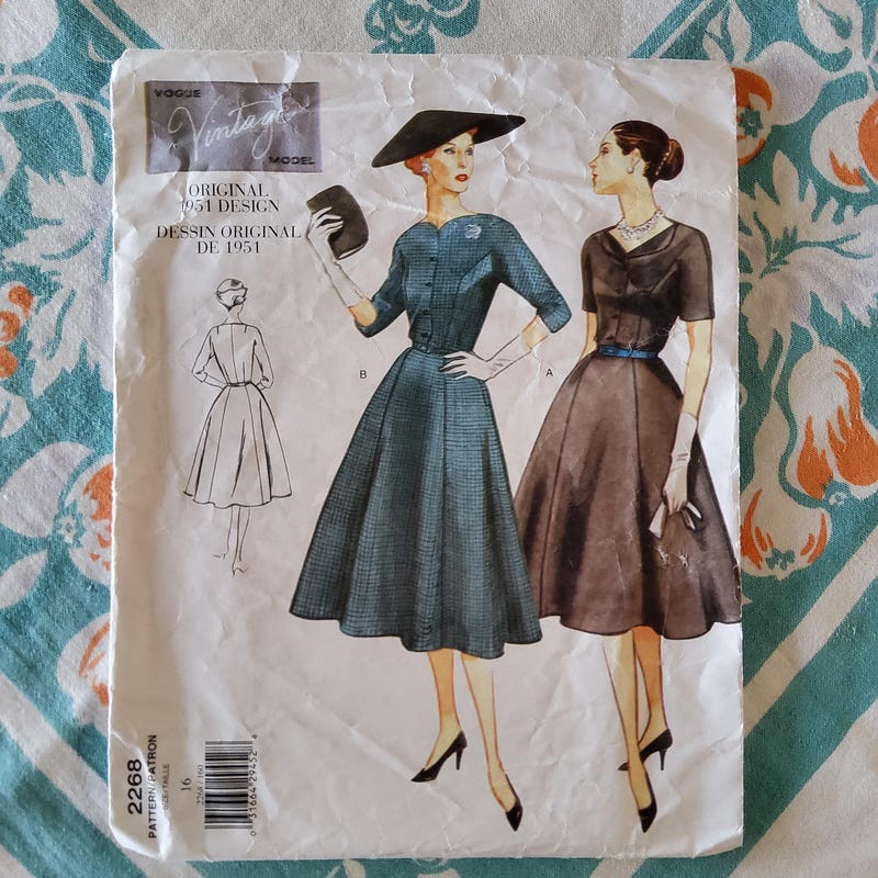 1950s Vogue Patterns - Etsy