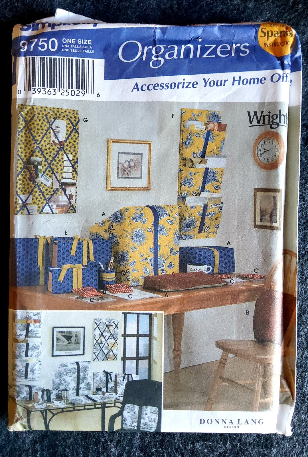 Simplicity 9790 Complete Uncut Factory Folds Donna Lang Home Dec ...