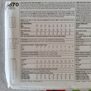 Simplicity 9870 Complete Uncut Factory Folds Vintage 90s Sewing Pattern ...