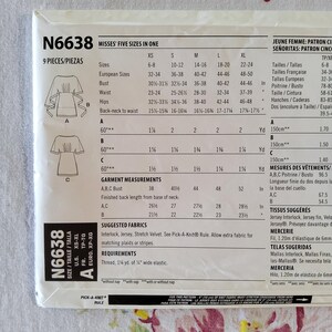 New Look 6638 Complete Uncut Factory Folds Sewing Pattern Grown on ...