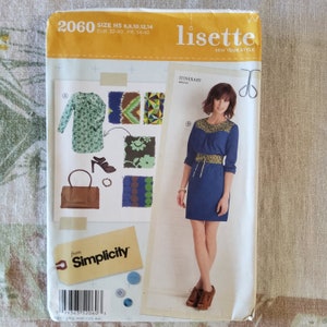 Simplicity 2060 Complete Uncut Factory Folds Lisette Sewing Pattern ...