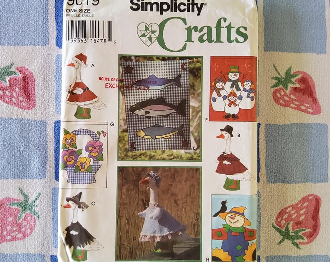 Simplicity Crafts 9019 Complete Uncut Factory Folds Vintage 90s Sewing ...