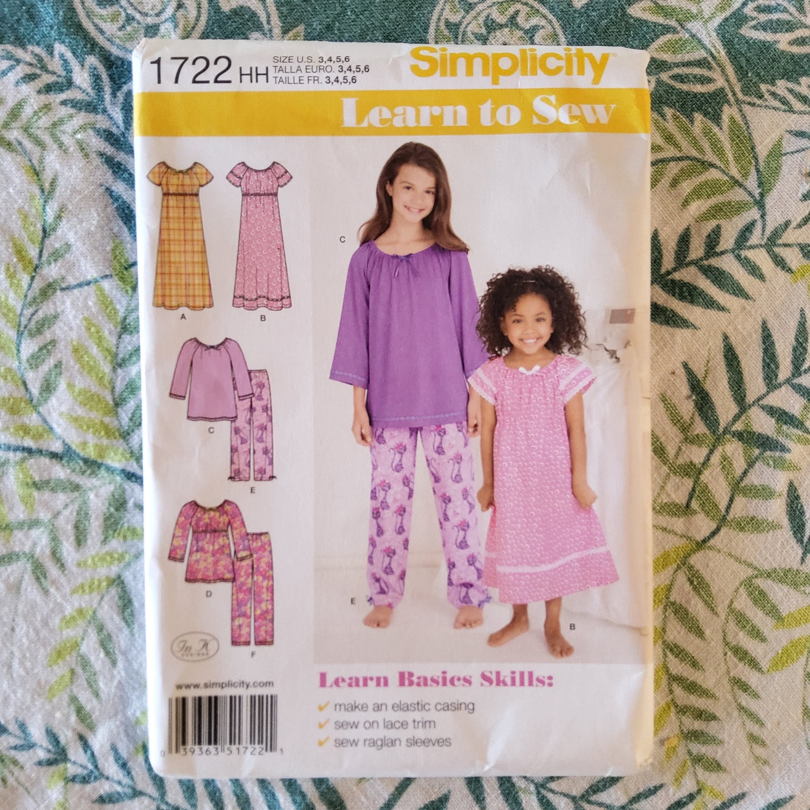 Simplicity 1722 Complete Uncut Factory Folds Sewing Pattern - Etsy