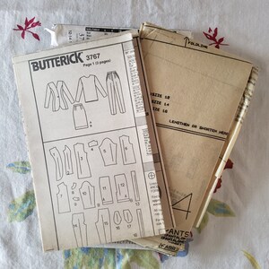 Butterick 3767 Complete Uncut Factory Folds Vintage 90s Sewing Pattern ...
