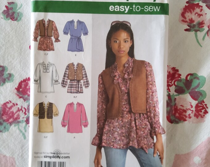Simplicity 2310 Complete Uncut Factory Folds Sewing Pattern Peasant ...