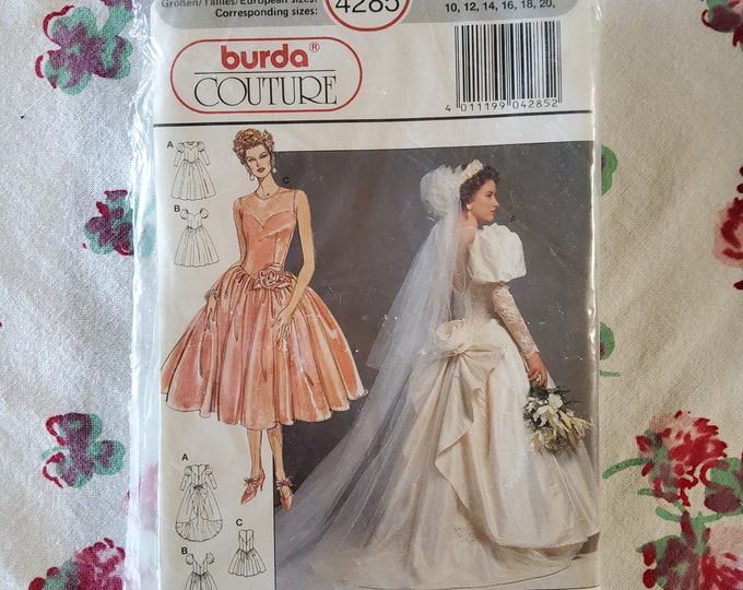 Burda 4285 Complete Uncut Factory Folds Vintage 80s Sewing Pattern ...