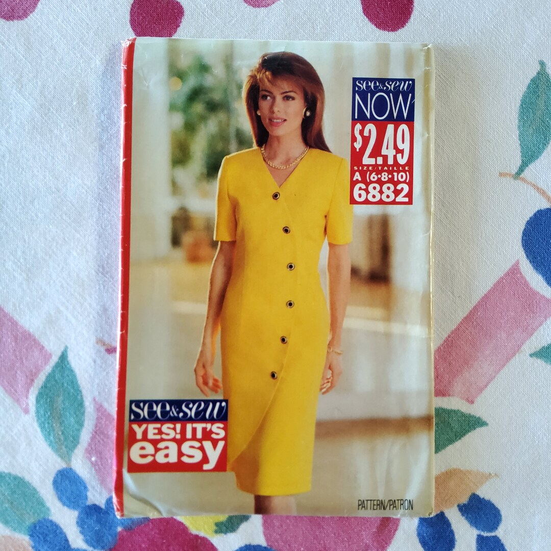 Butterick See & Sew Complete Uncut Factory Folds Vintage 90s Sewing ...