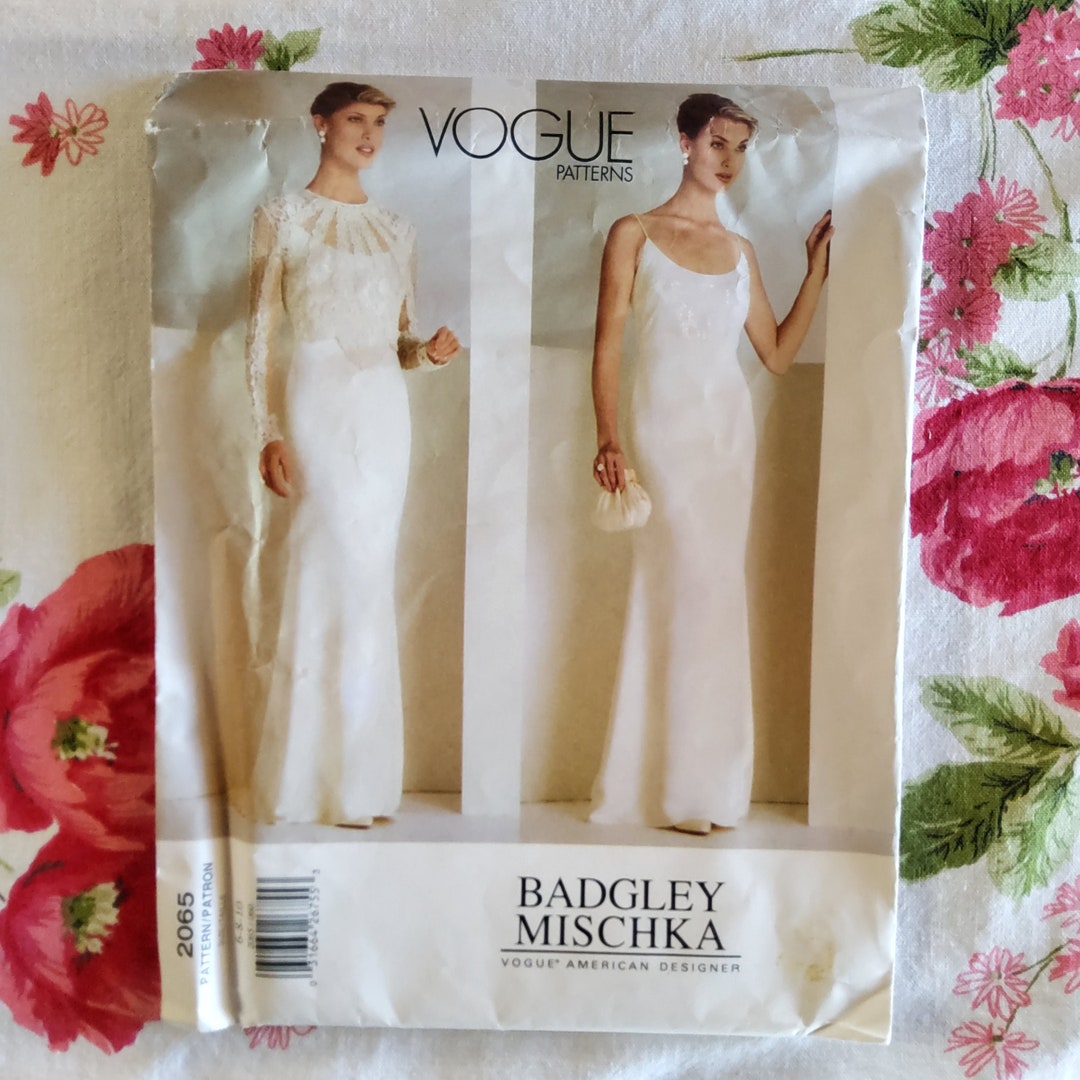 Vogue 2065 Complete Uncut Factory Folds Vintage 90s Sewing Pattern ...