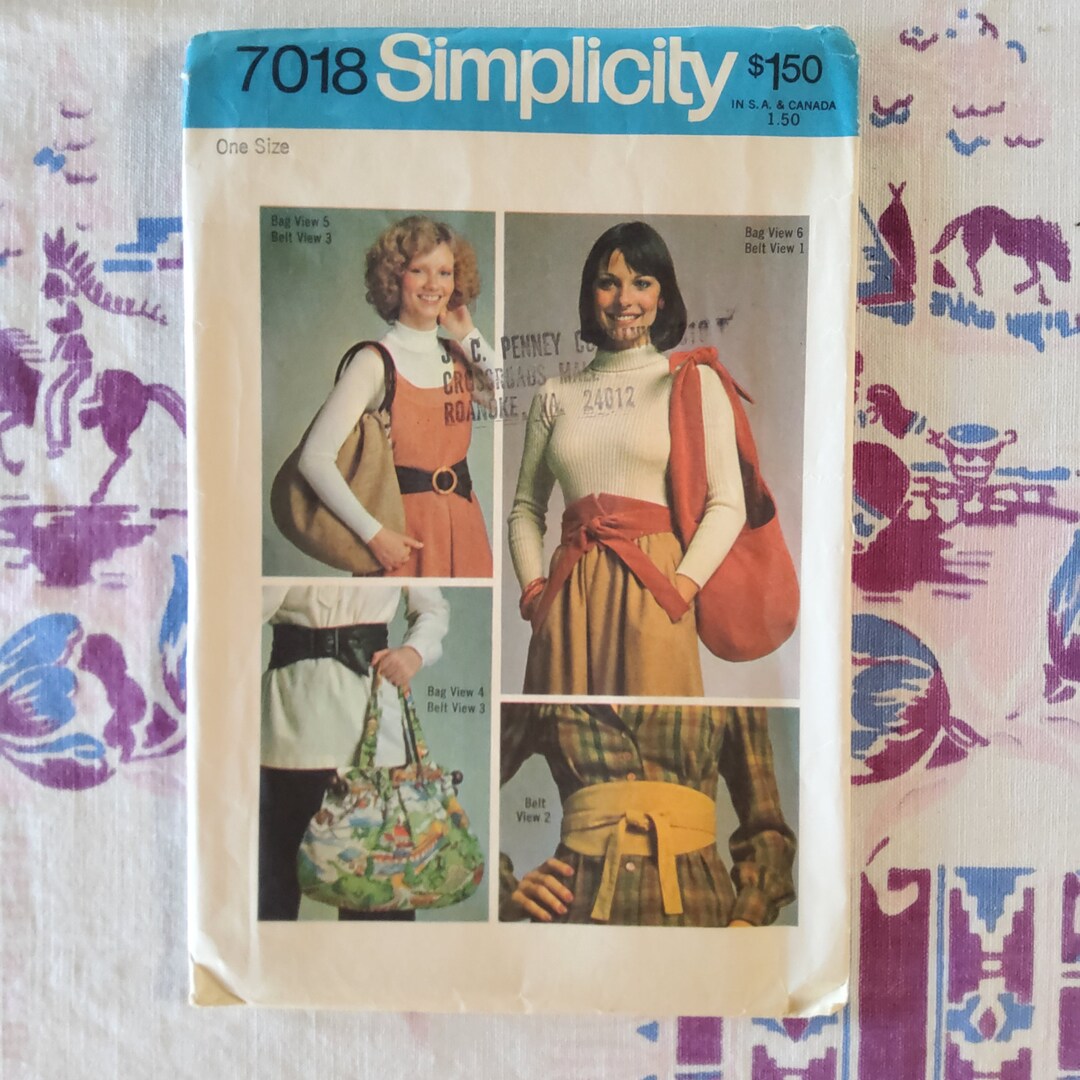 Simplicity 7018 Cut or Uncut FF Complete Vintage 70s Sewing Pattern ...