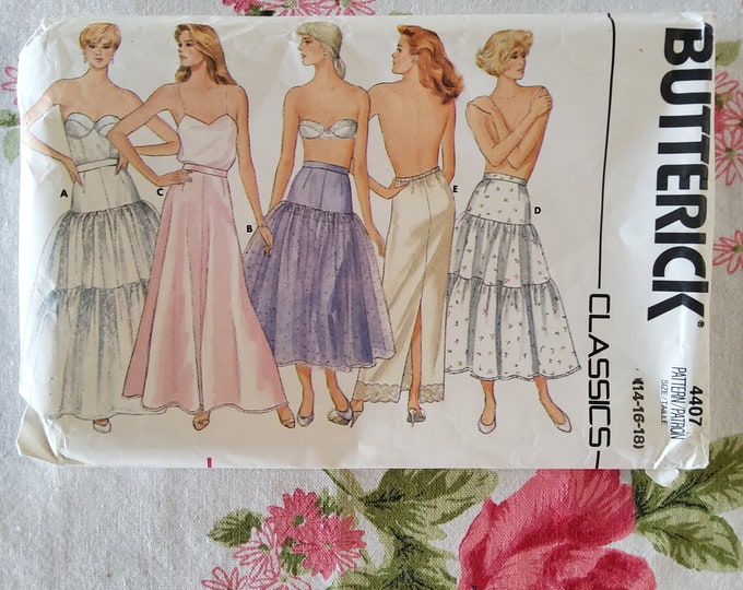 Butterick 4407 Complete Uncut Factory Folds Vintage 80s Sewing Pattern ...