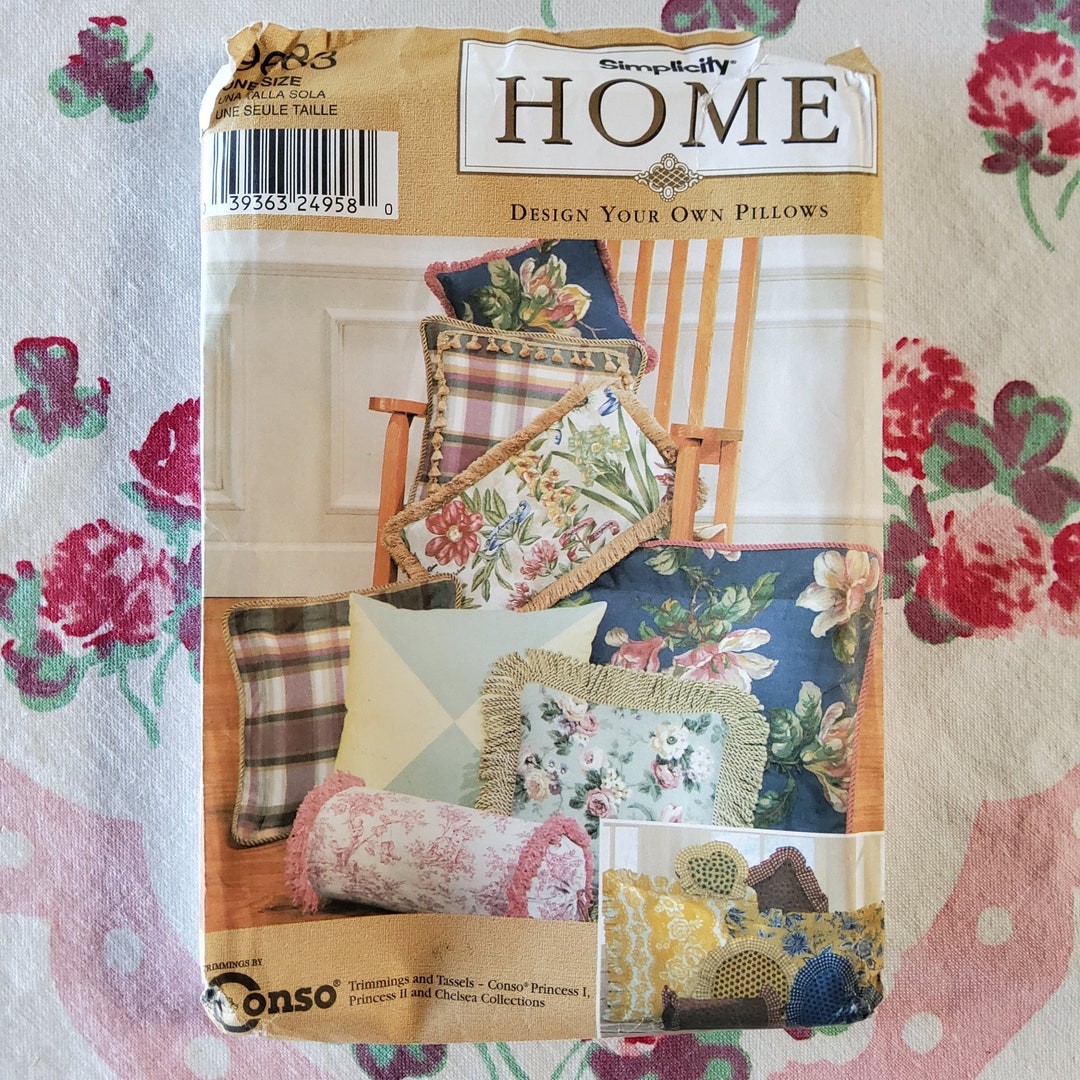 Simplicity HOME 9683 Complete Uncut Factory Folds Sewing Pattern ...