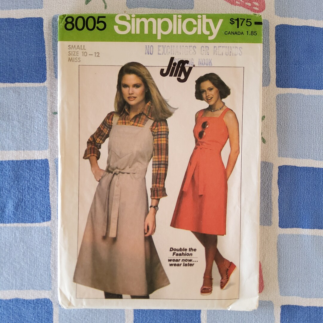 Simplicity 8005 Complete Uncut Factory Folds Vintage 70s Sewing Pattern ...