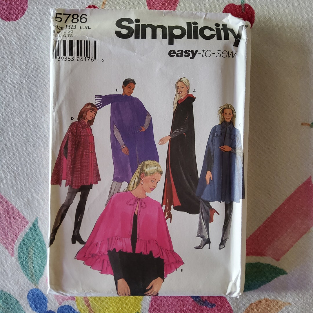 Simplicity 5786 Complete Uncut Factory Folds Vintage Y2K Sewing Pattern ...