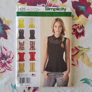 Simplicity 1425 Complete Uncut Factory Folds Sewing Pattern Retro Style ...