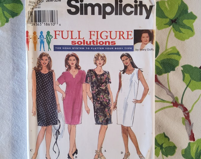 Simplicity 7033 Complete Uncut Factory Folds Vintage 90s Sewing Pattern ...