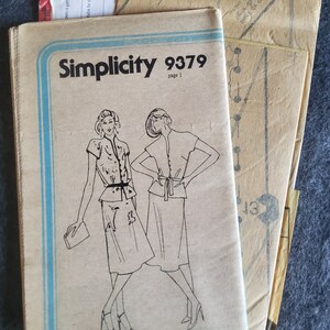 Simplicity 9379 Complete Uncut Factory Folds Vintage 80s Separates ...