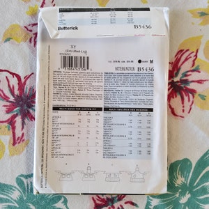 Butterick 5436 Complete Uncut Factory Folds Sewing Pattern - Etsy