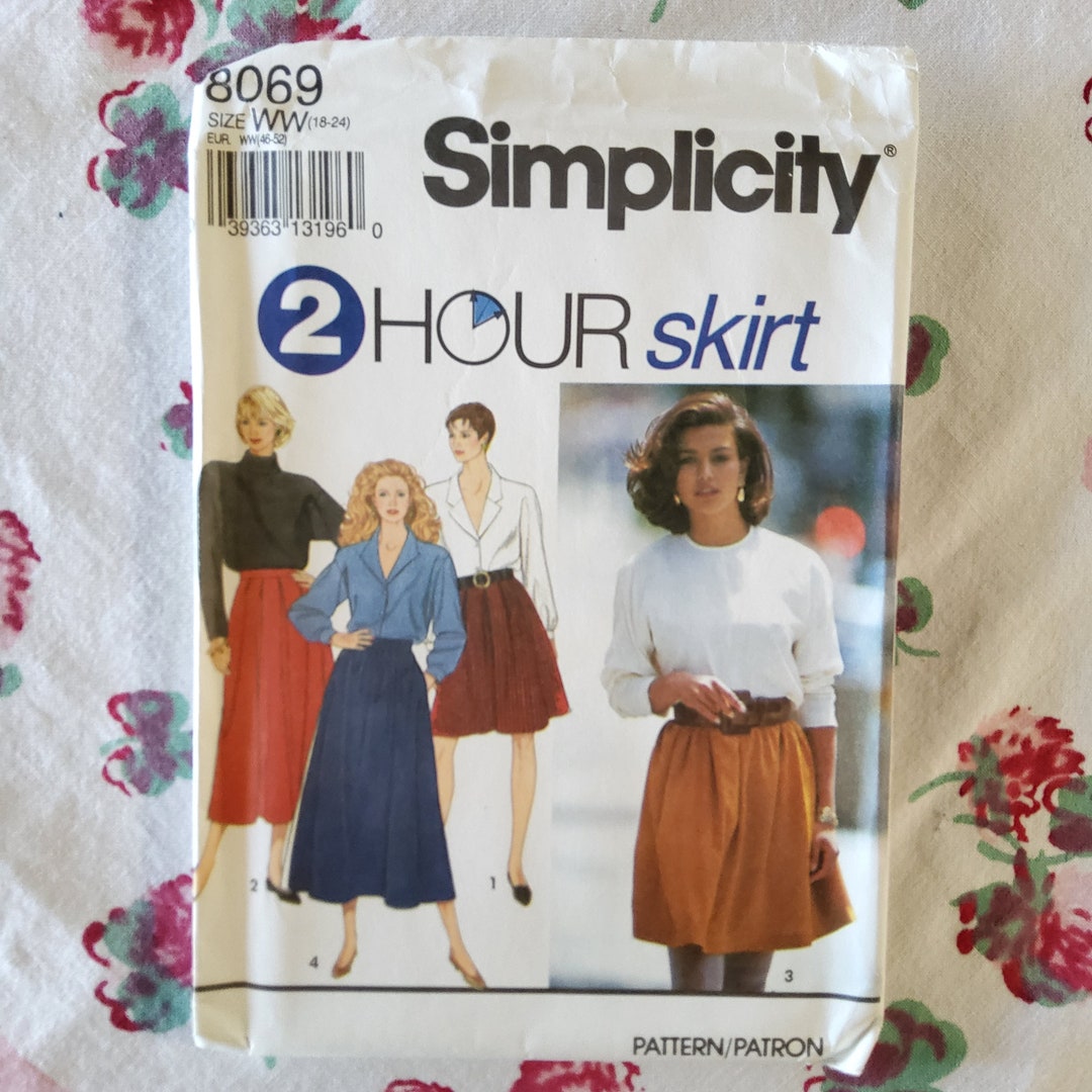 Simplicity 8069 Complete Uncut Factory Folds Vintage 90s - Etsy