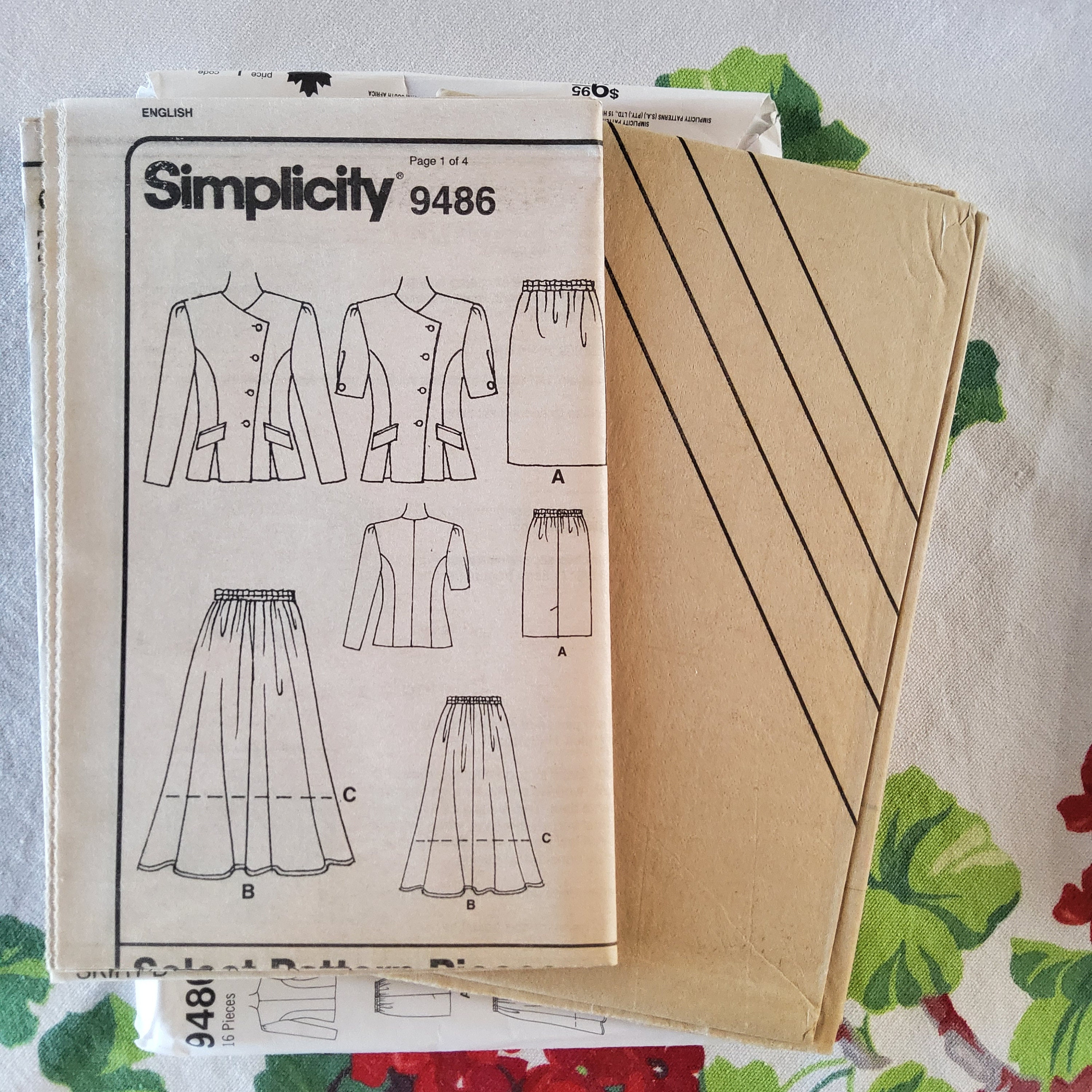 Simplicity 9486 Complete Uncut Factory Folds Vintage 90s - Etsy