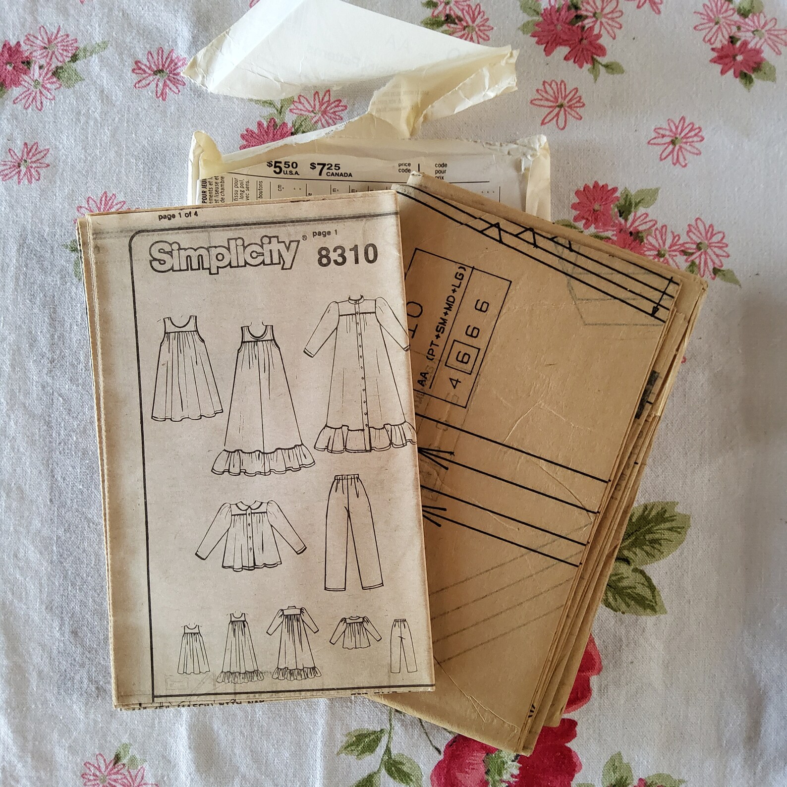 Simplicity 8310 Complete Uncut Factory Folds Vintage 90s - Etsy