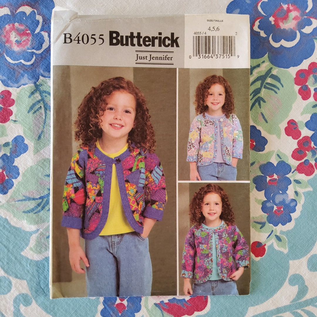 Butterick 4055 Complete Uncut Factory Folds Y2K Era Sewing Pattern ...