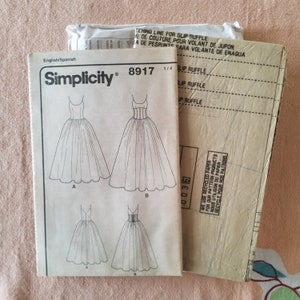 Simplicity 8917 Complete Uncut Factory Folds Jessica Mcclintock Sewing ...