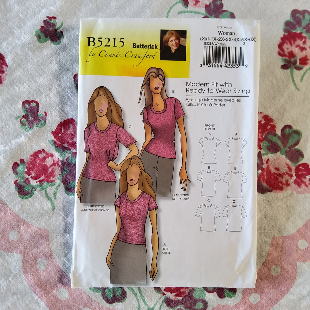 Butterick 5215 Complete Uncut Factory Folds Connie Crawford - Etsy