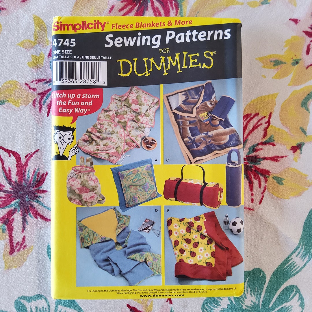 Simplicity 4745 Complete Uncut Factory Folds Sewing Pattern for Dummies ...