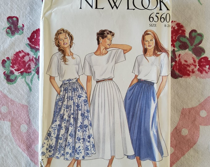 New Look 6560 Complete Uncut Factory Folds Vintage 90s Sewing Pattern ...