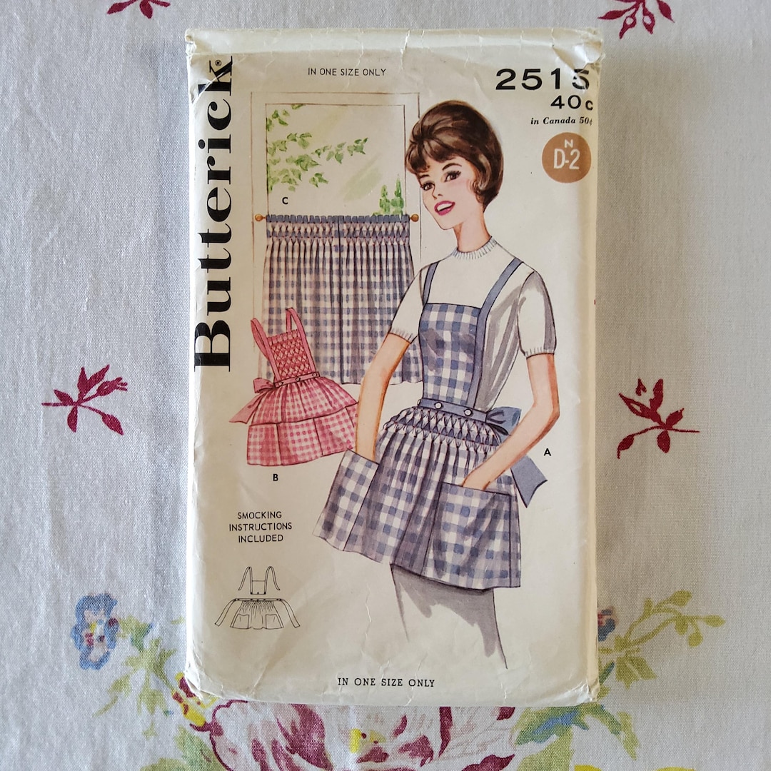 Butterick 2515 Complete Uncut Factory Folds Vintage 1962 60s Sewing ...