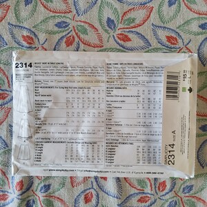 Simplicity 2314 Complete Uncut Factory Folds Sewing Pattern Learn to ...
