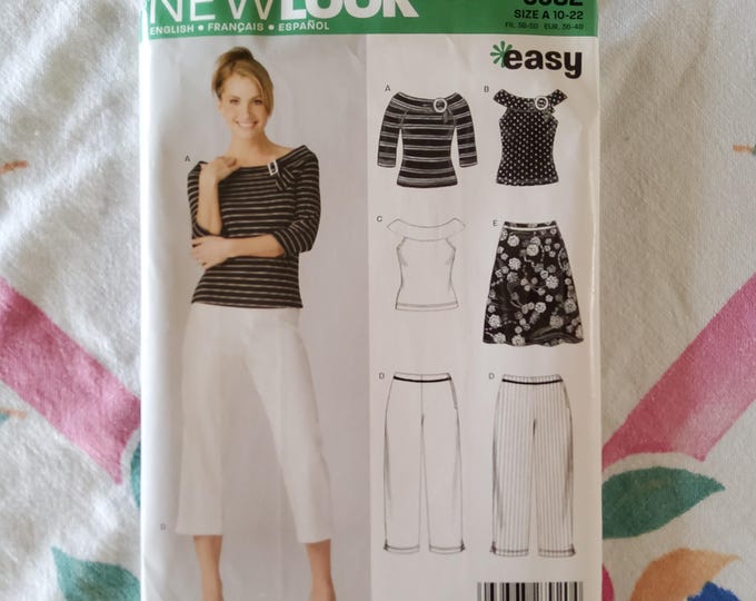 New Look 6638 Complete Uncut Factory Folds Sewign Pattern Girls Layered ...