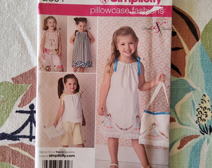 Simplicity 2391 Complete Uncut Factory Folds Sewing Pattern Pillowcase ...