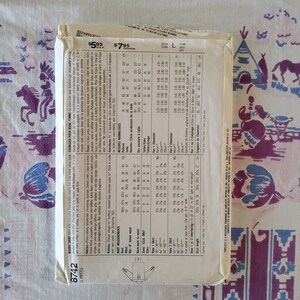 Simplicity 8742 Complete Uncut Factory Folds Vintage 80s Sewing Pattern ...