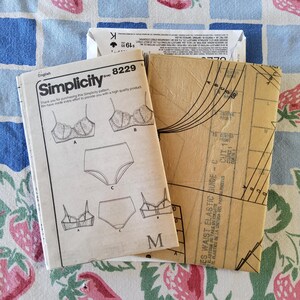Simplicity 8229 Complete Uncut Factory Folds Sewing Pattern Lingerie ...