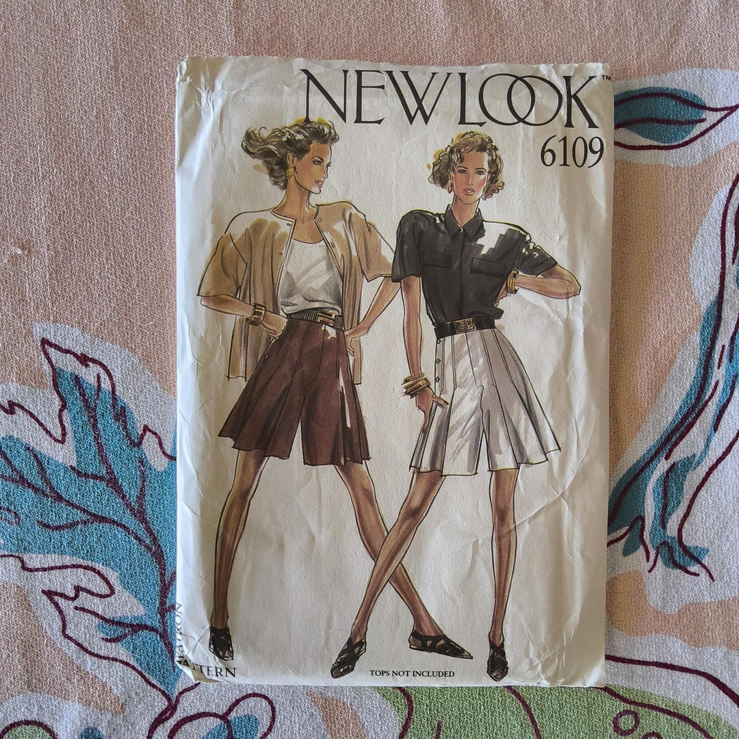 New Look 6109 Complete Uncut Factory Folds Vintage 80s Sewing Pattern ...