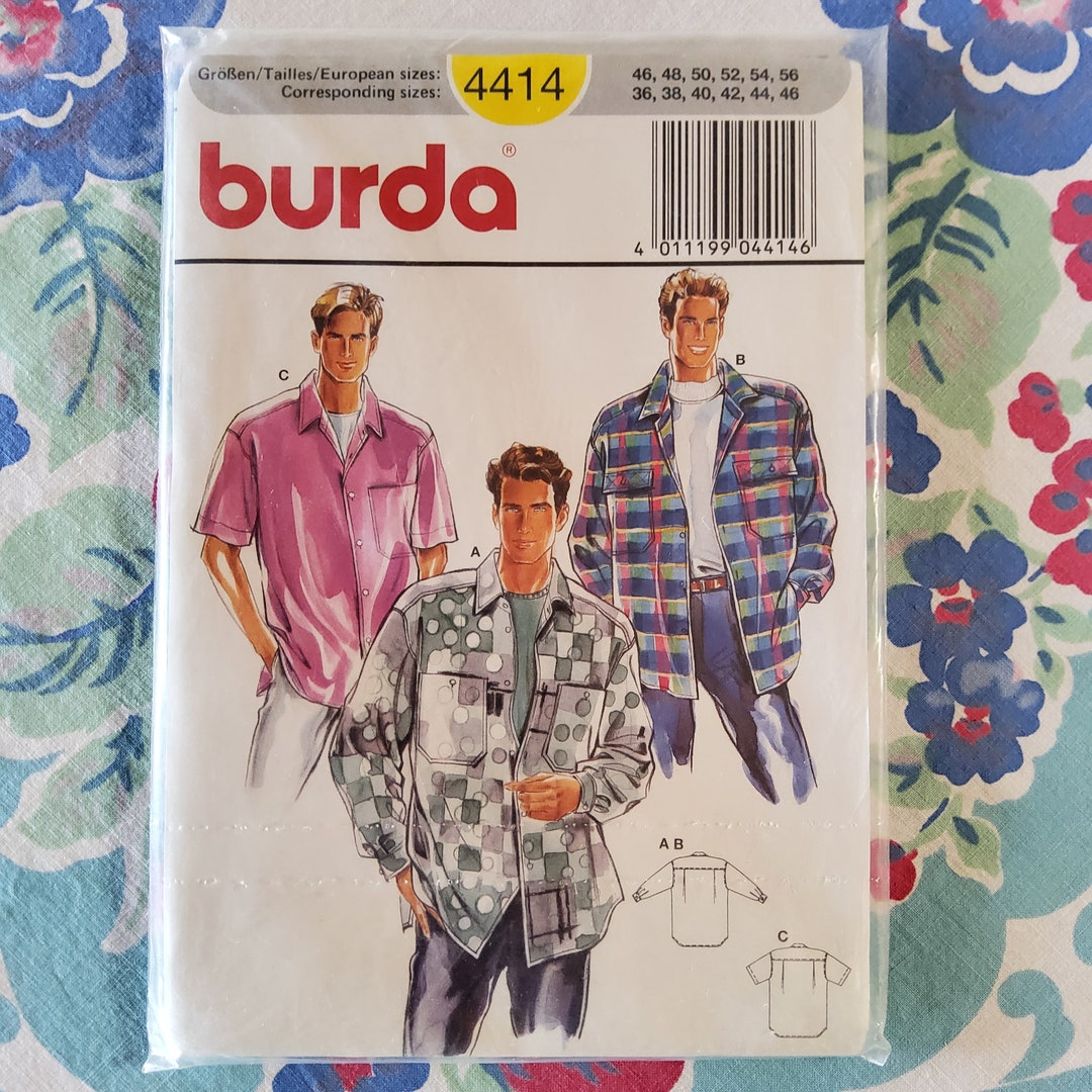 Burda 4414 Complete Uncut Factory Folds Vintage 80s Sewing Pattern ...